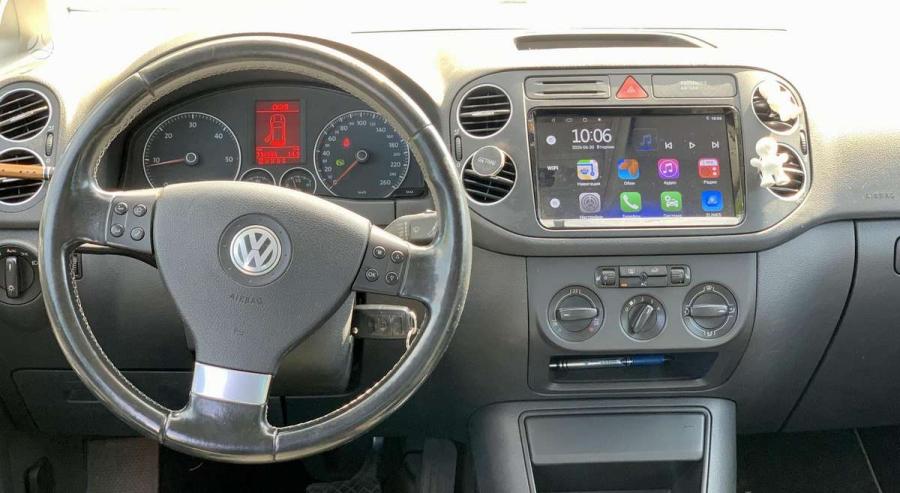 Grey Volkswagen Golf Plus 2008 in Vilnius, with an engine capacity of 1.90 L and mileage of 334 thousand km for 2950 €, photo 7 on AUTOMOTO.COM.LV