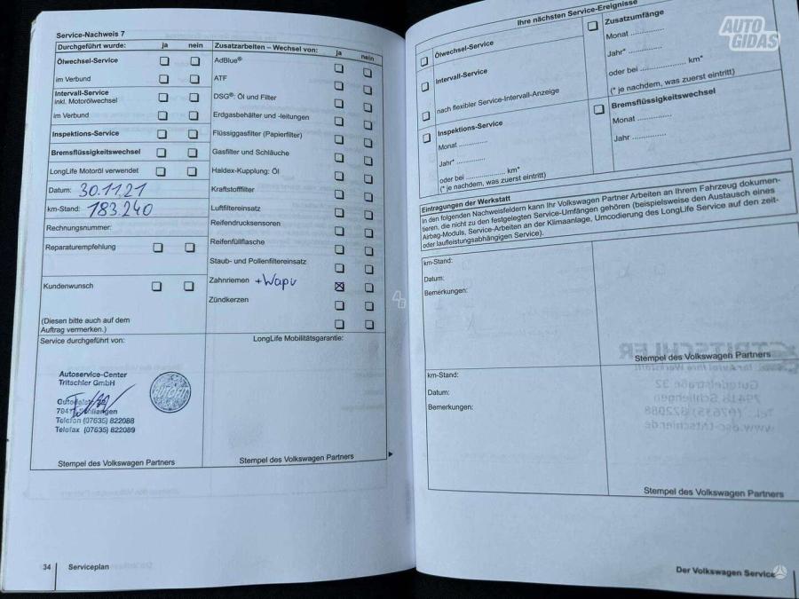 Grey Volkswagen Golf Plus 2011 in Siauliai, with an engine capacity of 2.00 L and mileage of 284 thousand km for 5600 €, photo 24 on AUTOMOTO.COM.LV