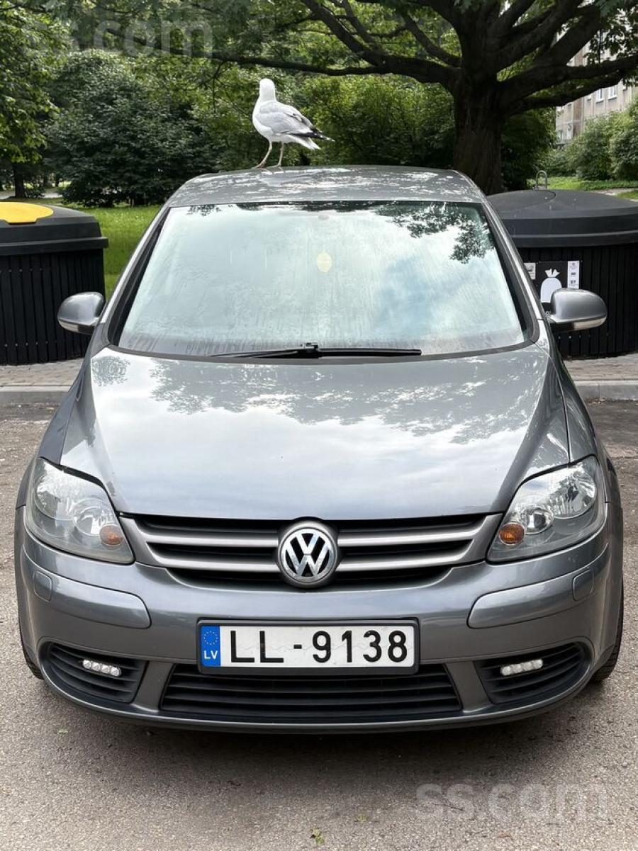 Pelēks Volkswagen Golf Plus 2005 Rīga, ar dzinēja tilpumu 1.90 L un nobraukumu 410 tūkst. km par 1250 €, foto 1 vietnē AUTOMOTO.COM.LV