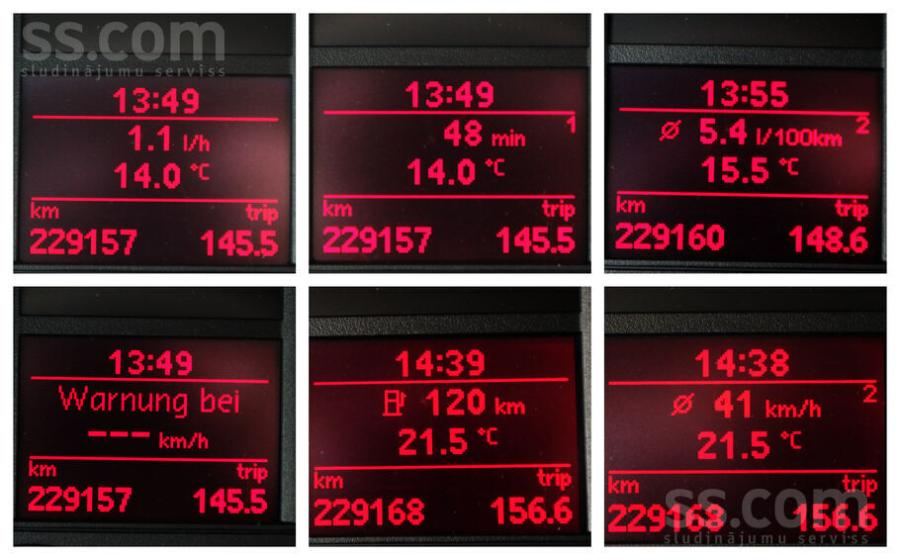 Grey Volkswagen Golf Plus 2006 in Riga, with an engine capacity of 1.90 L and mileage of 228 thousand km for 5700 €, photo 34 on AUTOMOTO.COM.LV