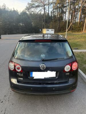 Volkswagen Golf Plus 2007 in Vilnius, with an engine capacity of 1.90 L and mileage of 285 thousand km for 950 €, photo 6 on AUTOMOTO.COM.LV