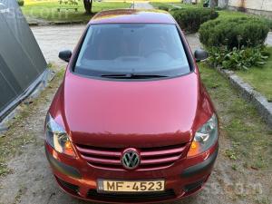 Red Volkswagen Golf Plus 2008 in Madona, with an engine capacity of 1.90 L and mileage of 298 thousand km for 1600 €, photo  on AUTOMOTO.COM.LV
