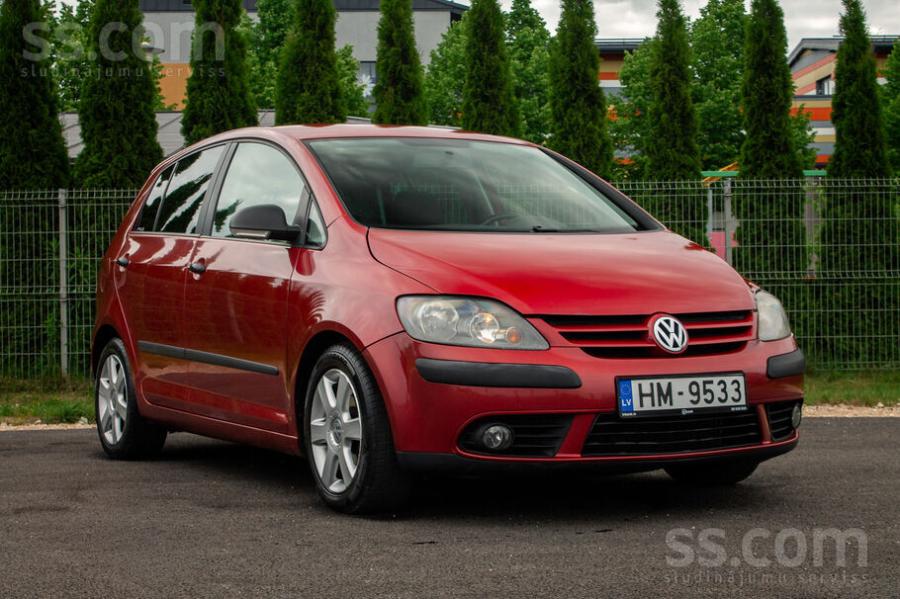 Sarkans Volkswagen Golf Plus 2008 Jelgava, ar dzinēja tilpumu 1.90 L un nobraukumu 234 tūkst. km par 3350 €, foto 1 vietnē AUTOMOTO.COM.LV