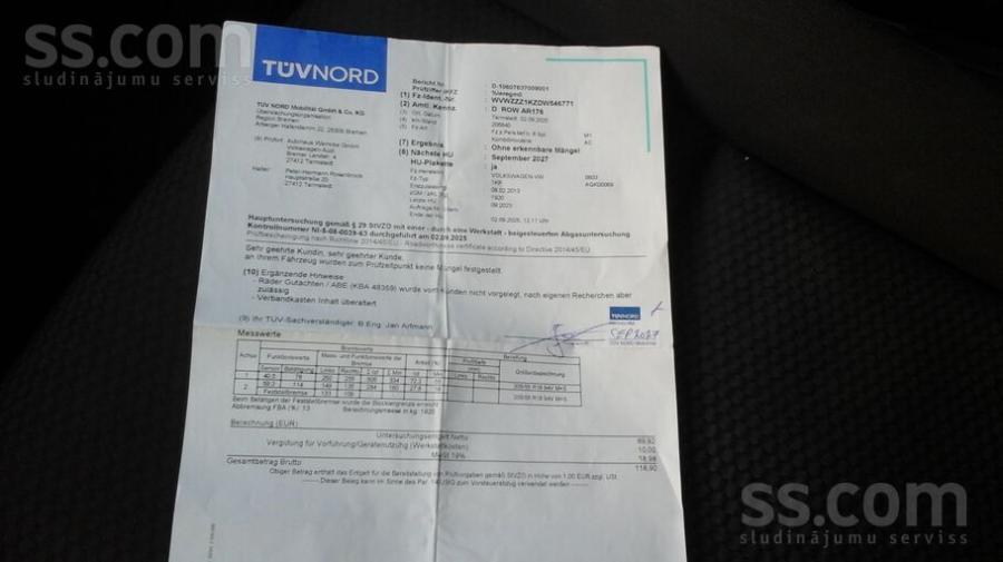 Red Volkswagen Golf Plus 2013 in Ogre, with an engine capacity of 1.20 L and mileage of 208 thousand km for 4590 €, photo 21 on AUTOMOTO.COM.LV