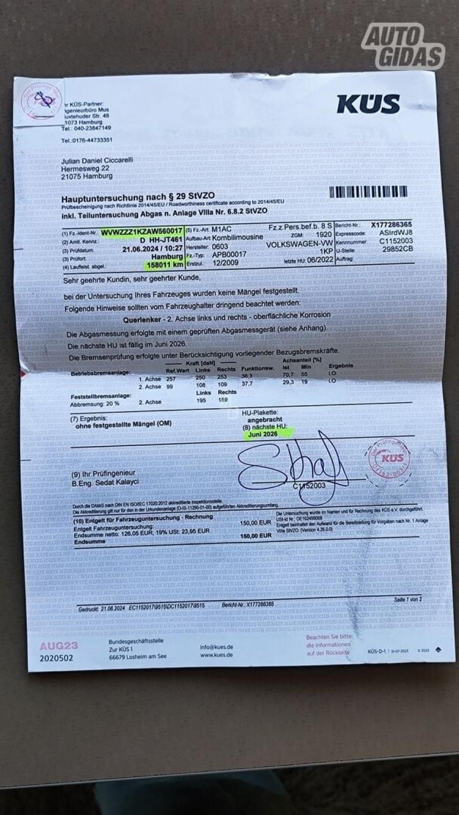 Красный Фольксваген Гольф Плюс 2009 в Рамучяй, объемом двигателя 1.60 л и пробегом 177 тыс. км за 5350 €, фото 19 на AUTOMOTO.COM.LV