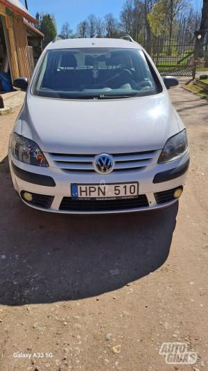 White Volkswagen Golf Plus 2007 in Pasvalys, with an engine capacity of 1.90 L and mileage of 385 thousand km for 1600 €, photo  on AUTOMOTO.COM.LV