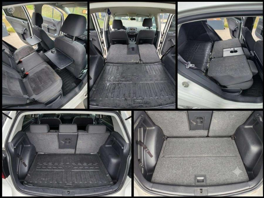 White Volkswagen Golf Plus 2012 in Kaunas, with an engine capacity of 1.60 L and mileage of 195 thousand km for 4800 €, photo 15 on AUTOMOTO.COM.LV