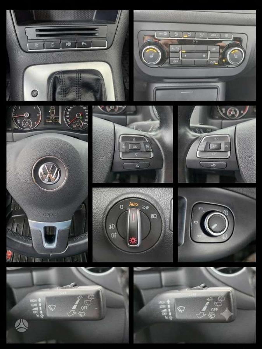 White Volkswagen Golf Plus 2012 in Kaunas, with an engine capacity of 1.60 L and mileage of 195 thousand km for 4800 €, photo 16 on AUTOMOTO.COM.LV