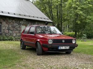 Red Volkswagen Golf 1991 in Riga, with an engine capacity of 1.90 L and mileage of 530 thousand km for 500 €, photo 1 on AUTOMOTO.COM.LV