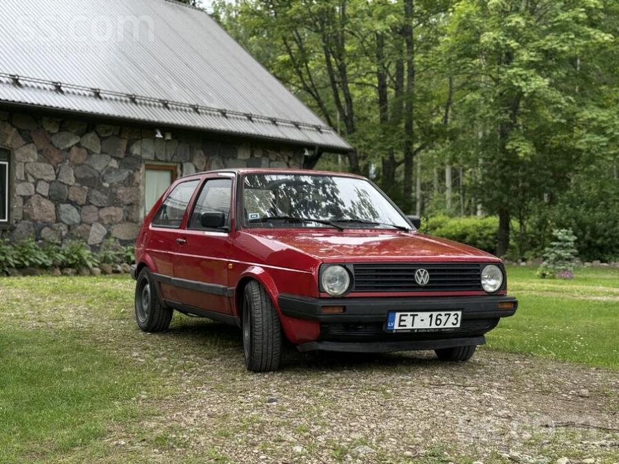 Red Volkswagen Golf 1991 in Riga, with an engine capacity of 1.90 L and mileage of 530 thousand km for 500 €, photo 1 on AUTOMOTO.COM.LV