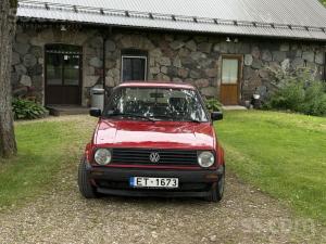 Red Volkswagen Golf 1991 in Riga, with an engine capacity of 1.90 L and mileage of 530 thousand km for 500 €, photo 2 on AUTOMOTO.COM.LV
