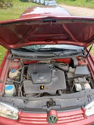Sarkans Volkswagen Golf 1998 Rīga, ar dzinēja tilpumu 1.60 L un nobraukumu 186 tūkst. km par 700 €, foto 6 vietnē AUTOMOTO.COM.LV