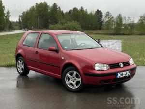 Красный Фольксваген Гольф 2003 в Огре, объемом двигателя 1.90 л и пробегом 183 тыс. км за 2250 €, фото  на AUTOMOTO.COM.LV