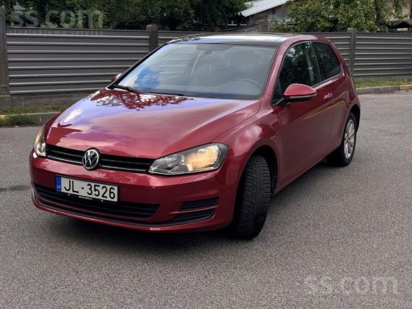 Sarkans Volkswagen Golf 2014 Rīga, ar dzinēja tilpumu 1.40 L un nobraukumu 212 tūkst. km par 7250 €, foto 1 vietnē AUTOMOTO.COM.LV