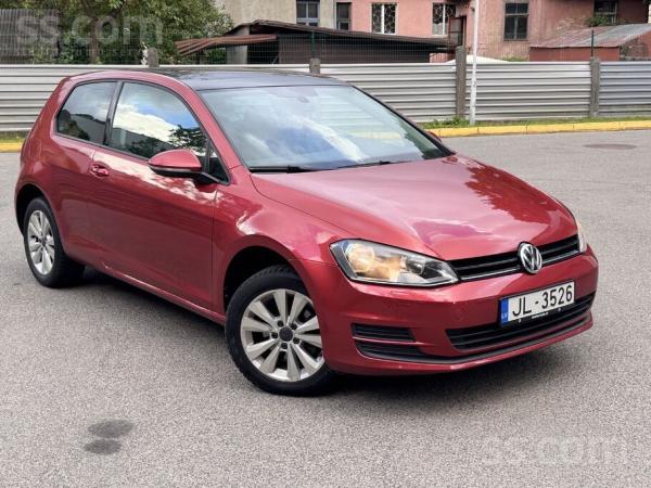 Sarkans Volkswagen Golf 2014 Rīga, ar dzinēja tilpumu 1.40 L un nobraukumu 212 tūkst. km par 7250 €, foto 2 vietnē AUTOMOTO.COM.LV