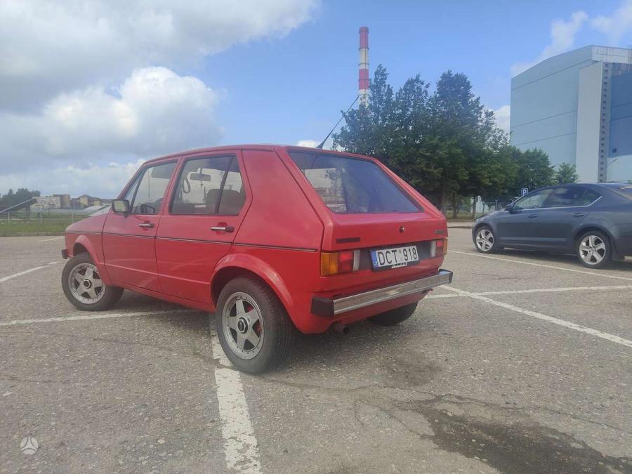 Sarkans Volkswagen Golf 1979 Mažeikiai, ar dzinēja tilpumu 1.57 L un nobraukumu 360 tūkst. km par 3500 €, foto 7 vietnē AUTOMOTO.COM.LV