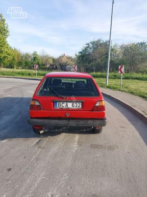 Sarkans Volkswagen Golf 1984 Klaipėda, ar dzinēja tilpumu 1.60 L un nobraukumu 168 tūkst. km par 800 €, foto 5 vietnē AUTOMOTO.COM.LV
