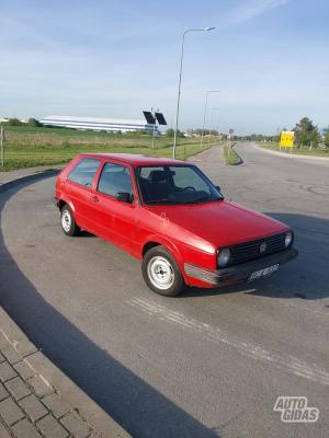 Sarkans Volkswagen Golf 1984 Klaipėda, ar dzinēja tilpumu 1.60 L un nobraukumu 168 tūkst. km par 800 €, foto 7 vietnē AUTOMOTO.COM.LV