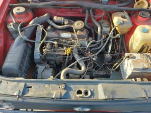 Sarkans Volkswagen Golf 1984 Klaipėda, ar dzinēja tilpumu 1.60 L un nobraukumu 168 tūkst. km par 800 €, foto 16 vietnē AUTOMOTO.COM.LV