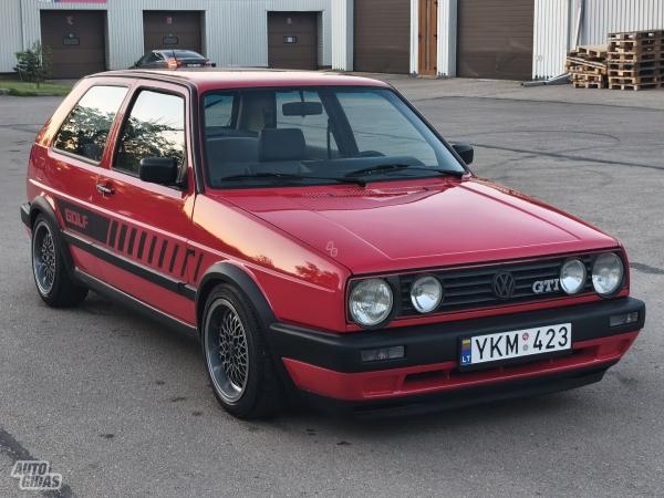 Sarkans Volkswagen Golf 1988 Alīta, ar dzinēja tilpumu 1.60 L un nobraukumu 268 tūkst. km par 4400 €, foto 1 vietnē AUTOMOTO.COM.LV