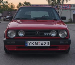 Sarkans Volkswagen Golf 1988 Alīta, ar dzinēja tilpumu 1.60 L un nobraukumu 268 tūkst. km par 4400 €, foto 3 vietnē AUTOMOTO.COM.LV