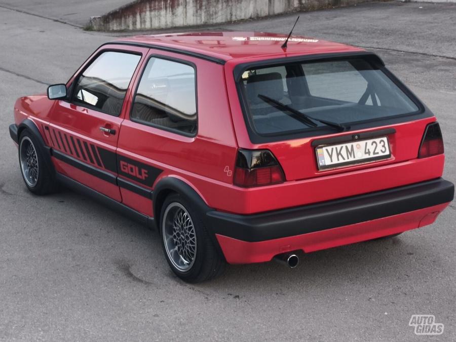 Sarkans Volkswagen Golf 1988 Alīta, ar dzinēja tilpumu 1.60 L un nobraukumu 268 tūkst. km par 4400 €, foto 6 vietnē AUTOMOTO.COM.LV