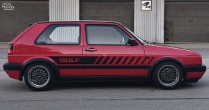 Sarkans Volkswagen Golf 1988 Alīta, ar dzinēja tilpumu 1.60 L un nobraukumu 268 tūkst. km par 4400 €, foto 9 vietnē AUTOMOTO.COM.LV