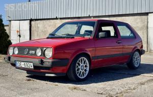 Sarkans Volkswagen Golf 1989 Rīga, ar dzinēja tilpumu 1.90 L un nobraukumu 277 tūkst. km par 2800 €, foto 4 vietnē AUTOMOTO.COM.LV