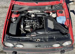 Sarkans Volkswagen Golf 1989 Rīga, ar dzinēja tilpumu 1.90 L un nobraukumu 277 tūkst. km par 2800 €, foto 5 vietnē AUTOMOTO.COM.LV