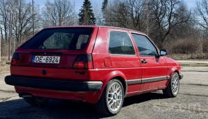 Sarkans Volkswagen Golf 1989 Rīga, ar dzinēja tilpumu 1.90 L un nobraukumu 277 tūkst. km par 2800 €, foto 6 vietnē AUTOMOTO.COM.LV