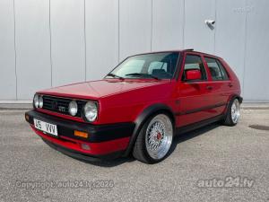 Sarkans Volkswagen Golf 1990 Tartu, ar dzinēja tilpumu 1.80 L un nobraukumu 0 tūkst. km par 14000 €, foto  vietnē AUTOMOTO.COM.LV