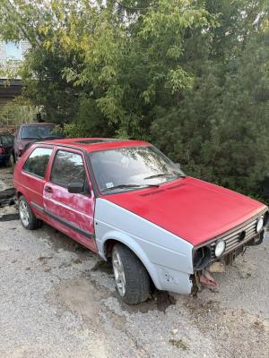 Red Volkswagen Golf 1990 in Ogre, with an engine capacity of 1.90 L and mileage of 80 thousand km for 500 €, photo  on AUTOMOTO.COM.LV