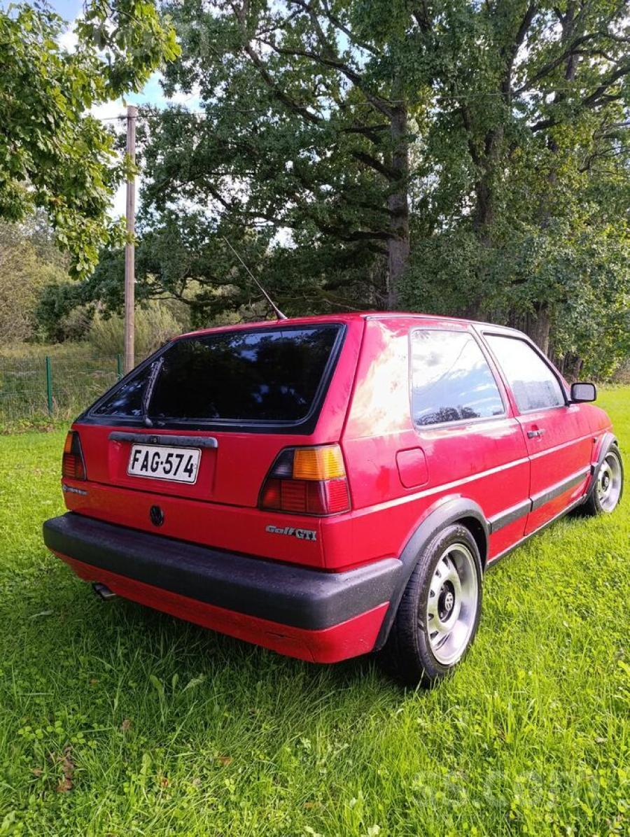 Sarkans Volkswagen Golf 1990 Rīga, ar dzinēja tilpumu 1.80 L un nobraukumu 208 tūkst. km par 5005 €, foto 4 vietnē AUTOMOTO.COM.LV