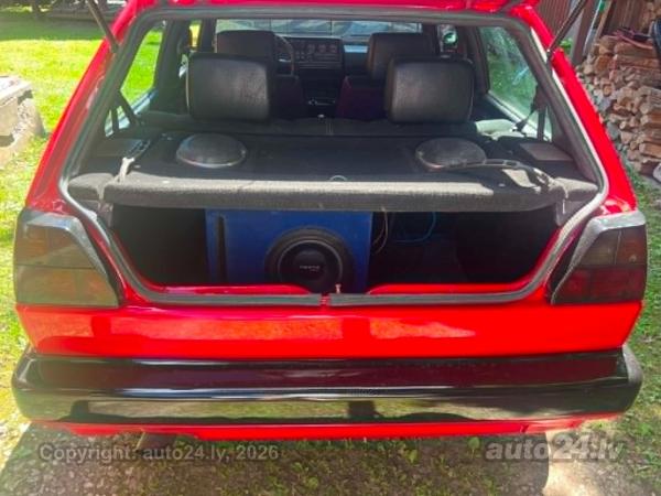 Red Volkswagen Golf 1991 in Tallinn, with an engine capacity of 1.90 L and mileage of 0 thousand km for 7000 €, photo 10 on AUTOMOTO.COM.LV