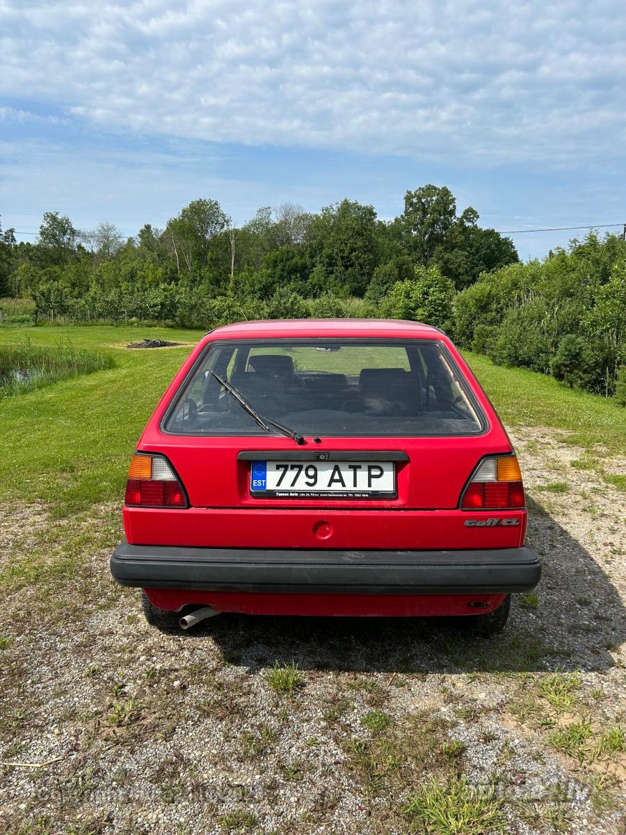 Sarkans Volkswagen Golf 1991 Tallina, ar dzinēja tilpumu 1.30 L un nobraukumu 222 tūkst. km par 1500 €, foto 6 vietnē AUTOMOTO.COM.LV