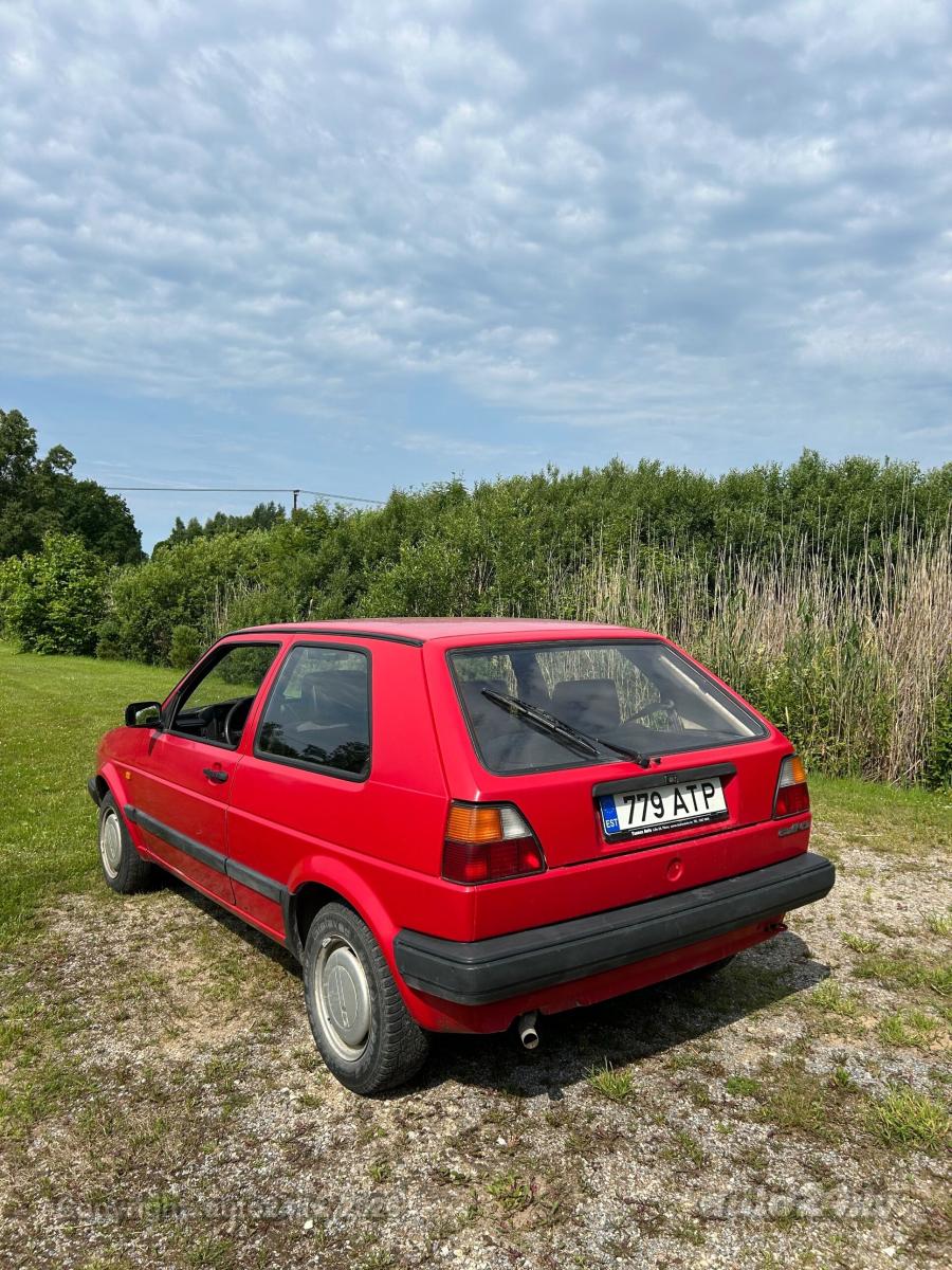 Sarkans Volkswagen Golf 1991 Tallina, ar dzinēja tilpumu 1.30 L un nobraukumu 222 tūkst. km par 1500 €, foto 8 vietnē AUTOMOTO.COM.LV