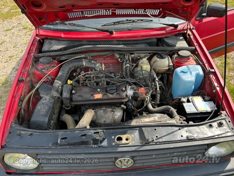 Sarkans Volkswagen Golf 1991 Tallina, ar dzinēja tilpumu 1.30 L un nobraukumu 222 tūkst. km par 1500 €, foto 9 vietnē AUTOMOTO.COM.LV