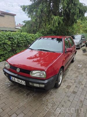 Sarkans Volkswagen Golf 1994 Rīga, ar dzinēja tilpumu 1.90 L un nobraukumu 104 tūkst. km par 1500 €, foto 8 vietnē AUTOMOTO.COM.LV