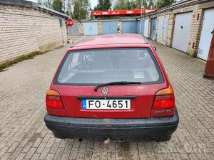 Sarkans Volkswagen Golf 1994 Rīga, ar dzinēja tilpumu 1.80 L un nobraukumu 183 tūkst. km par 1700 €, foto 4 vietnē AUTOMOTO.COM.LV