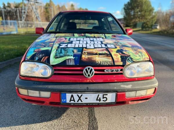 Sarkans Volkswagen Golf 1995 Jelgava, ar dzinēja tilpumu 2.00 L un nobraukumu 190 tūkst. km par 700 €, foto 1 vietnē AUTOMOTO.COM.LV