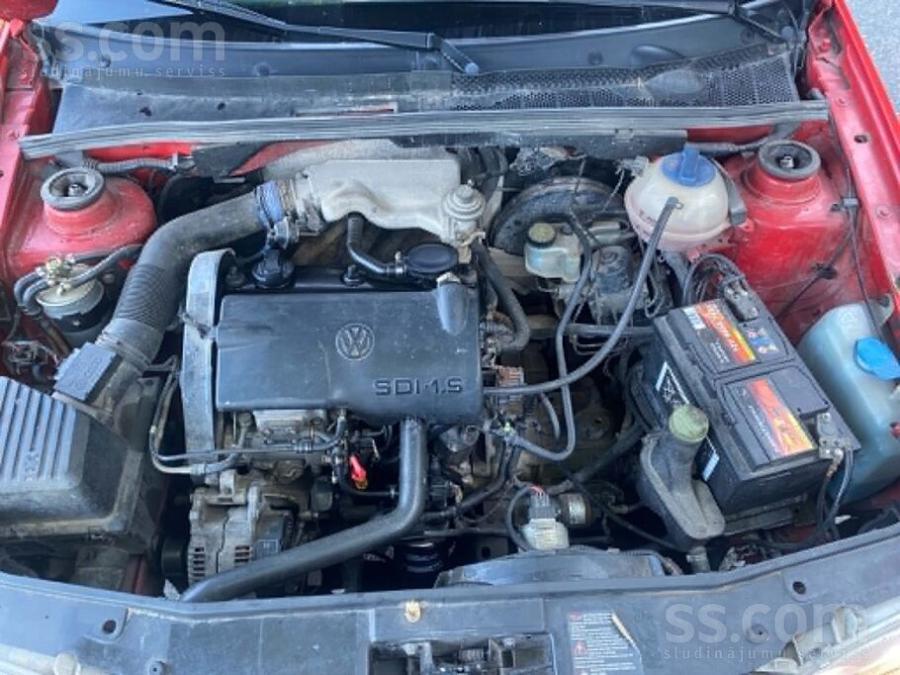 Red Volkswagen Golf 1995 in Balvi, with an engine capacity of 1.90 L and mileage of 285 thousand km for 1750 €, photo 24 on AUTOMOTO.COM.LV