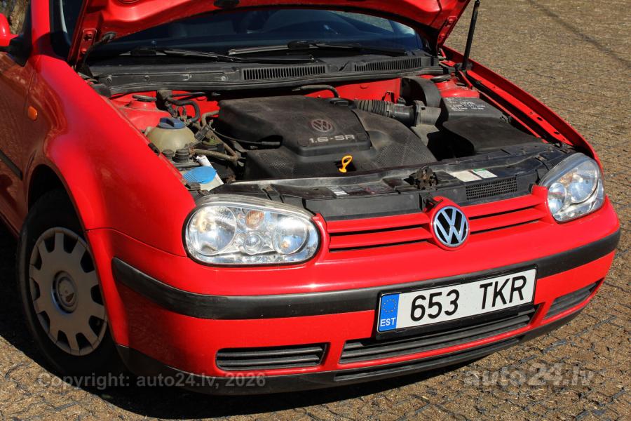 Red Volkswagen Golf 1997 in Tartu, with an engine capacity of 1.60 L and mileage of 170 thousand km for 999 €, photo 10 on AUTOMOTO.COM.LV