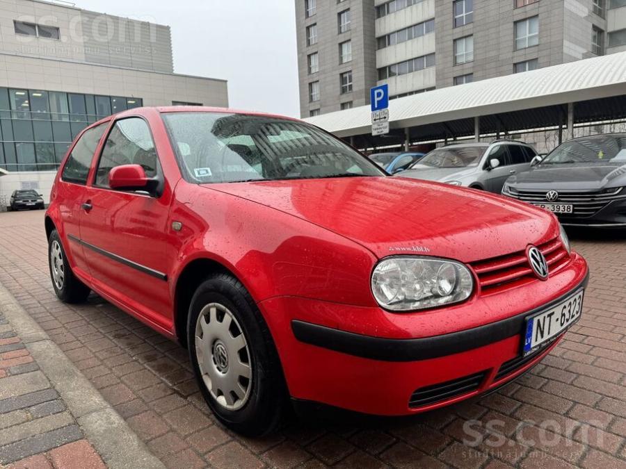 Red Volkswagen Golf 1998 in Riga, with an engine capacity of 1.40 L and mileage of 0 thousand km for 1600 €, photo 1 on AUTOMOTO.COM.LV