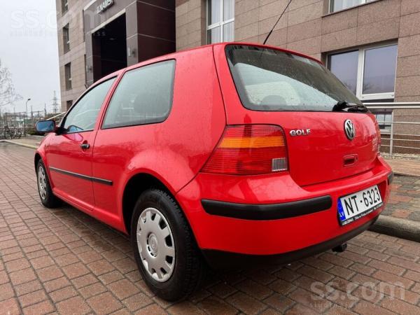 Red Volkswagen Golf 1998 in Riga, with an engine capacity of 1.40 L and mileage of 0 thousand km for 1600 €, photo 7 on AUTOMOTO.COM.LV