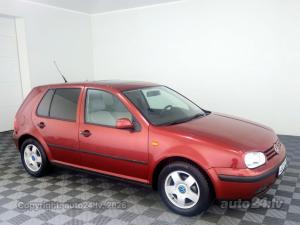 Sarkans Volkswagen Golf 1998 Tallina, ar dzinēja tilpumu 1.60 L un nobraukumu 153 tūkst. km par 999 €, foto  vietnē AUTOMOTO.COM.LV