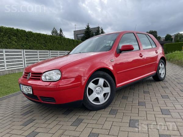 Sarkans Volkswagen Golf 1998 Rīga, ar dzinēja tilpumu 1.60 L un nobraukumu 274 tūkst. km par 1850 €, foto 4 vietnē AUTOMOTO.COM.LV