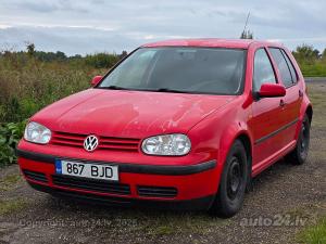 Red Volkswagen Golf 1998 in Rakvere, with an engine capacity of 1.40 L and mileage of 363 thousand km for 490 €, photo  on AUTOMOTO.COM.LV
