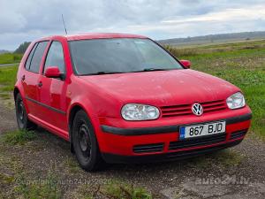 Red Volkswagen Golf 1998 in Rakvere, with an engine capacity of 1.40 L and mileage of 363 thousand km for 490 €, photo 7 on AUTOMOTO.COM.LV