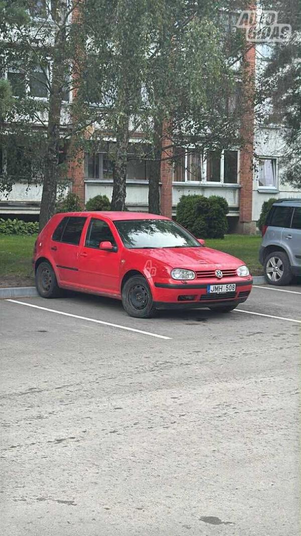 Red Volkswagen Golf 1999 in Radviliskis, with an engine capacity of 1.90 L and mileage of 450 thousand km for 700 €, photo 1 on AUTOMOTO.COM.LV
