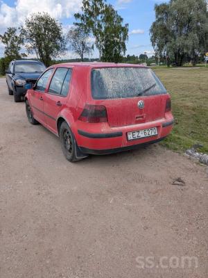 Red Volkswagen Golf 1999 in Cesis, with an engine capacity of 1.90 L and mileage of 361 thousand km for 820 €, photo 4 on AUTOMOTO.COM.LV